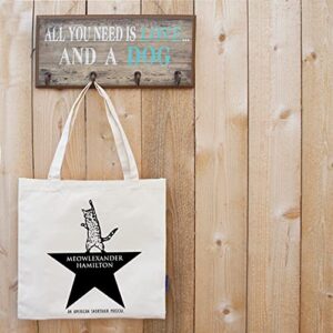 Pet Studio Art Meowlexander Hamilton Tote Bag