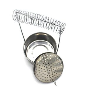 Stainless Steel Paint Brush Washer Cleaner Cleaning Pot Oil Painting Washing Bucket Wash Pen Holder Art Supplies Tool