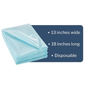 McKesson Procedure Towels, Non-Sterile, 2-Ply, Blue, Waffle Embossed, Disposable, 13 in x 18 in, 500 Count