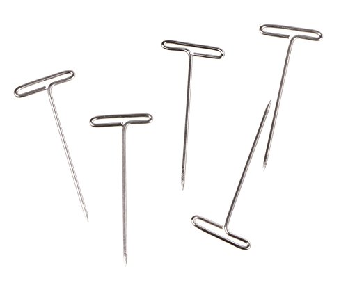 Tupalizy 120PCS 1 Inch Nickel Plated Steel T-Pins