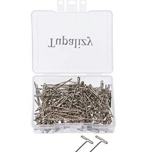 Tupalizy 120PCS 1 Inch Nickel Plated Steel T-Pins