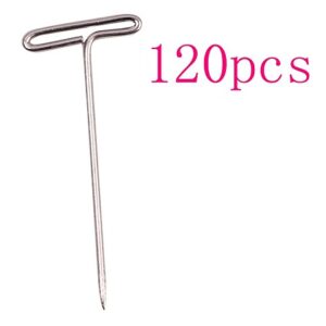 Tupalizy 120PCS 1 Inch Nickel Plated Steel T-Pins