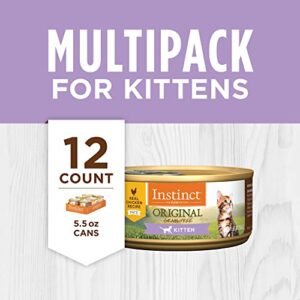 Original Chicken, Wet Canned Cat Food for Kittens, 5.5 oz (Case of 12)