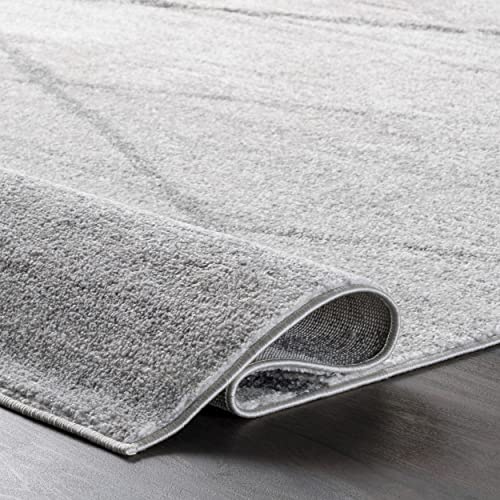 NuLOOM Thigpen Contemporary Area Rug, 6' 7" x 9', Grey