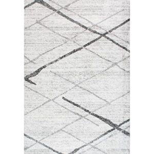 NuLOOM Thigpen Contemporary Area Rug, 6' 7" x 9', Grey