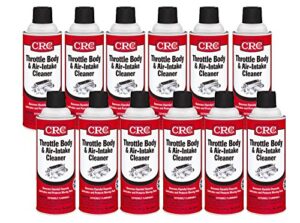 crc 05078-12pk throttle body & air intake cleaner, 12 fl. oz, 12 pack