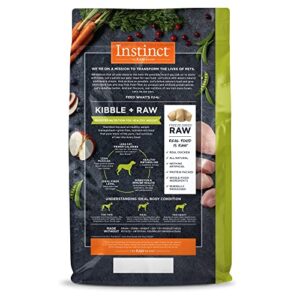 Instinct Raw Boost Healthy Weight Grain Free Recipe with Real Chicken Natural Dry Dog Food, 20 lb. Bag