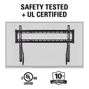 SANUS TV Wall Mount - Universal Low Profile Fixed TV Mount Bracket for 40" - 80" Flat Screen TVs - Features Slim 1” Profile, 3 Step Easy Install - UL Certified- Hardware Included - OLL15-B1