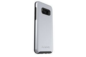 otterbox symmetry series for samsung galaxy s8+ - retail packaging - titanium silver (black/platinium metallic graphic)