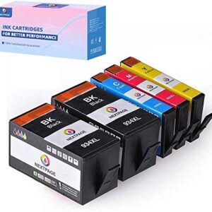 NEXTPAGE Compatible 934 935 Ink Cartridge Replacement for HP 934XL 935XL 934 935 XL Ink Cartridges for HP Officejet Pro 6830 6230 6835 6812 6815 6820 6220 Printer, HP 934 935 Combo Pack 5 Pack