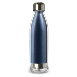 odash asobu viva la vie 18-ounce travel bottle blue