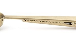 Kikkerland Kitchen Clip Set (Set of 3), Brass