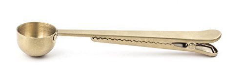 Kikkerland Kitchen Clip Set (Set of 3), Brass