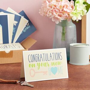 36 Pack Congratulations On Your New Home Greeting Cards with Envelopes Assortment Set for House Warming (6 Designs, 4x6 In)