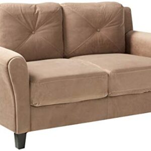 LifeStyle Solutions Loveseat Sofa, Brown