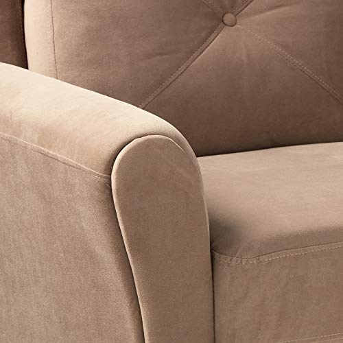 LifeStyle Solutions Loveseat Sofa, Brown