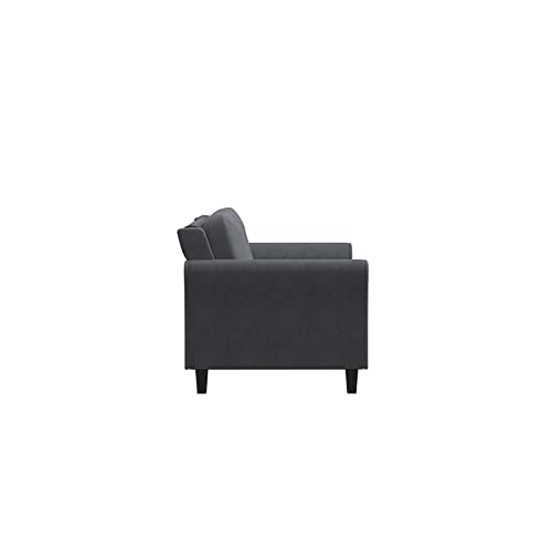 LifeStyle Solutions Harrington Loveseat, Dark Grey