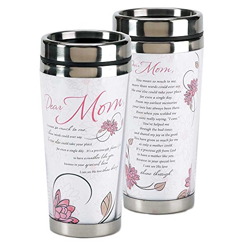 Dicksons Dear Mom His Love Shines Through 16 Oz. Stainless Steel Insulated Travel Mug with Lid