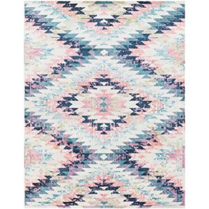 Artistic Weavers Tara Bohemian Southwestern Area Rug,7'10" x 10'2",Teal