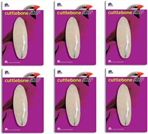 (6 pack) prevue pet cuttlebone large 6 inch