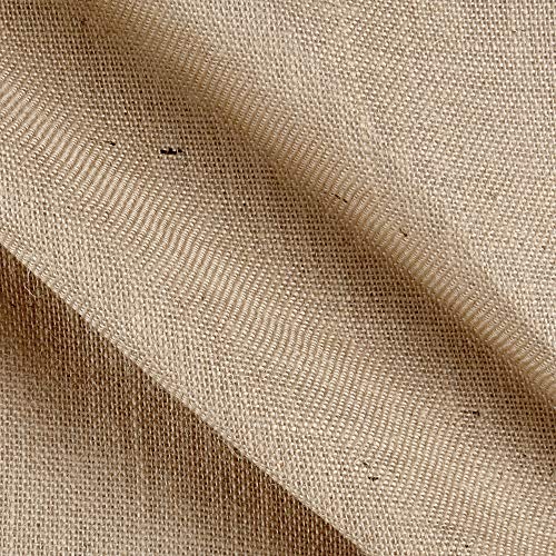 60" Sultana Burlap Natural, Fabric by the Yard