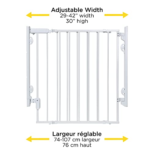 Safety 1ˢᵗ® Ready To Install Everywhere Gate, White