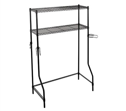 DormCo Over The Bed Shelf Supreme - Suprima Adjustable Shelving - Black