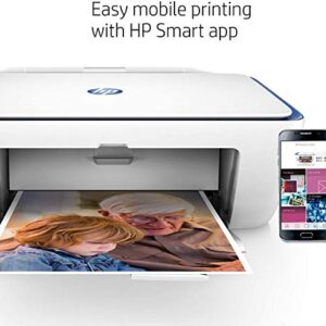 HP DeskJet 2655 All-in-One Compact Printer, HP Instant Ink, Works with Alexa - Noble Blue (V1N01A)