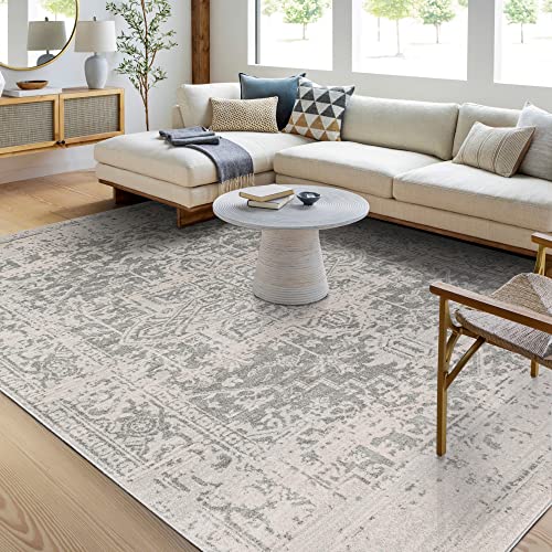 Artistic Weavers Janine Vintage Medallion Area Rug,7'10" x 10'3",Grey