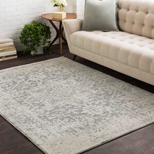 Artistic Weavers Janine Vintage Medallion Area Rug,7'10" x 10'3",Grey