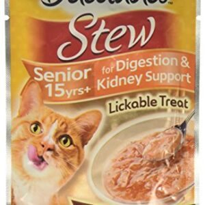 Hartz Delectables Stew Lickable Treat for Senior Cats Chicken Tuna (Pack of 4)