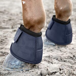 Horze Balistic Overreach Boots - Blue - L