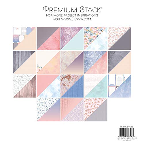 American Crafts PS-005-00593 Card Stock 12"X12" Samantha Rose Premium Printed Cardstock Stack