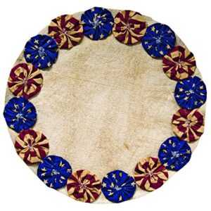 CWI Gifts 13" Americana Candle Mat