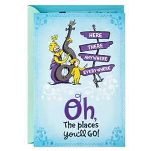 hallmark dr. seuss graduation card (oh, the places you'll go)