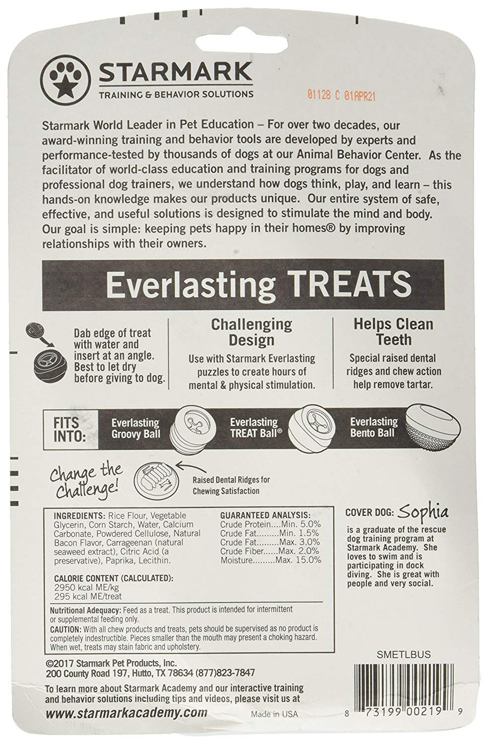 (3 Pack) Star Mark Everlasting Bacon Dog Dental Chews, Large