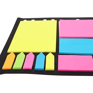 2 Pack Divider Sticky Notes Memo Set for Binders, Notebooks, Planners w/ Index Tabs, Flags (Multicolored)