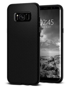 spigen liquid air armor designed for samsung galaxy s8 plus case (2017) - black