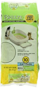 tidy cats breeze cat pads refill pack, 10 ct