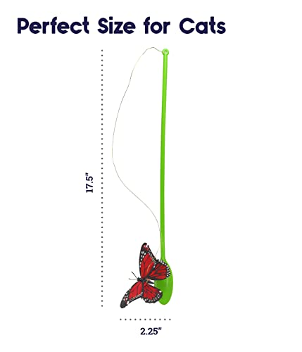 Petstages Butterfly Chase Cat Teaser Wand