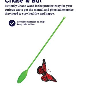 Petstages Butterfly Chase Cat Teaser Wand