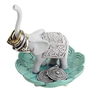 evelots ring holder-good luck elephant-jewelry bowl/stand-earring/necklaces