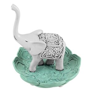 Evelots Ring Holder-Good Luck Elephant-Jewelry Bowl/Stand-Earring/Necklaces