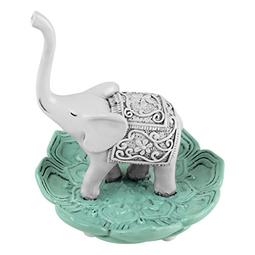 Evelots Ring Holder-Good Luck Elephant-Jewelry Bowl/Stand-Earring/Necklaces