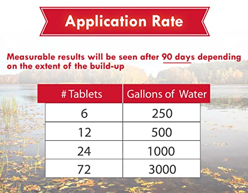 KoiWorx Muck Reducer, 145 Tablets Treats up to 6,000 Gallons of Water, Beneficial Bacteria Reduces Muck, Sludge and Organic Build up, Formulated for Ponds, Water Features and Safe for Koi