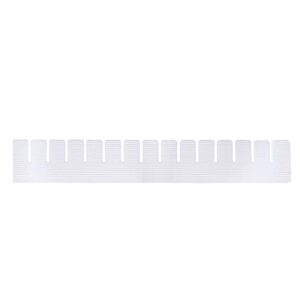 Saim 36 Pack Adjustable Drawer Organizer Dividers DIY Home Divider Drawer Dividers Practical White Storage Organizer