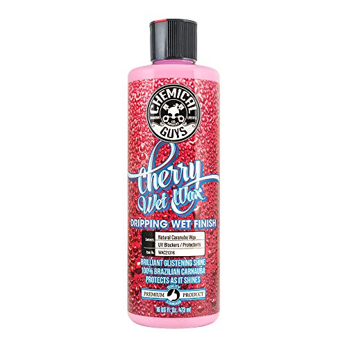 Chemical Guys WAC21316 Cherry Wet Wax, Dripping Wet Finish, Safe for Cars, Trucks, SUVs, Motorcycles, RVs & More, 16 fl oz