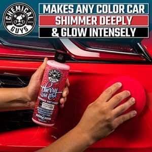 Chemical Guys WAC21316 Cherry Wet Wax, Dripping Wet Finish, Safe for Cars, Trucks, SUVs, Motorcycles, RVs & More, 16 fl oz