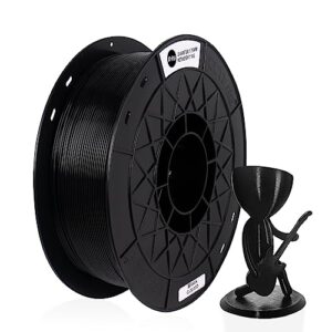 cctree pla pro filament 1.75mm black,3d printing filament toughness pla plus 1kg spool(2.2lbs) dimensional accuracy ± 0.03mm,st-pla (pla+) tough & high rigidity filament for most fdm 3d printers