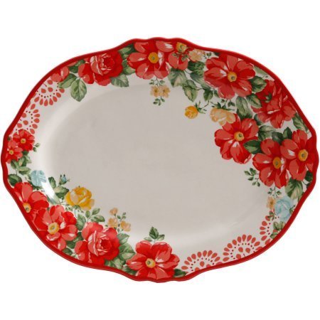 The Pioneer Woman Vintage Floral 14.5" Serving Platter (1 platter)